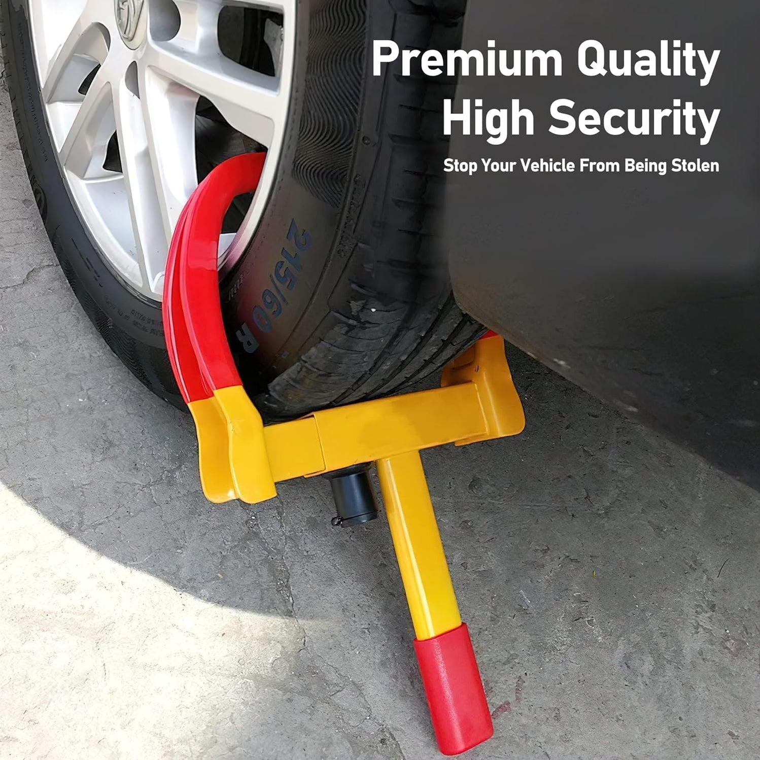 AV Steel Universal Heavy-Duty Wheel Lock – Adjustable Anti-Theft Tire ...